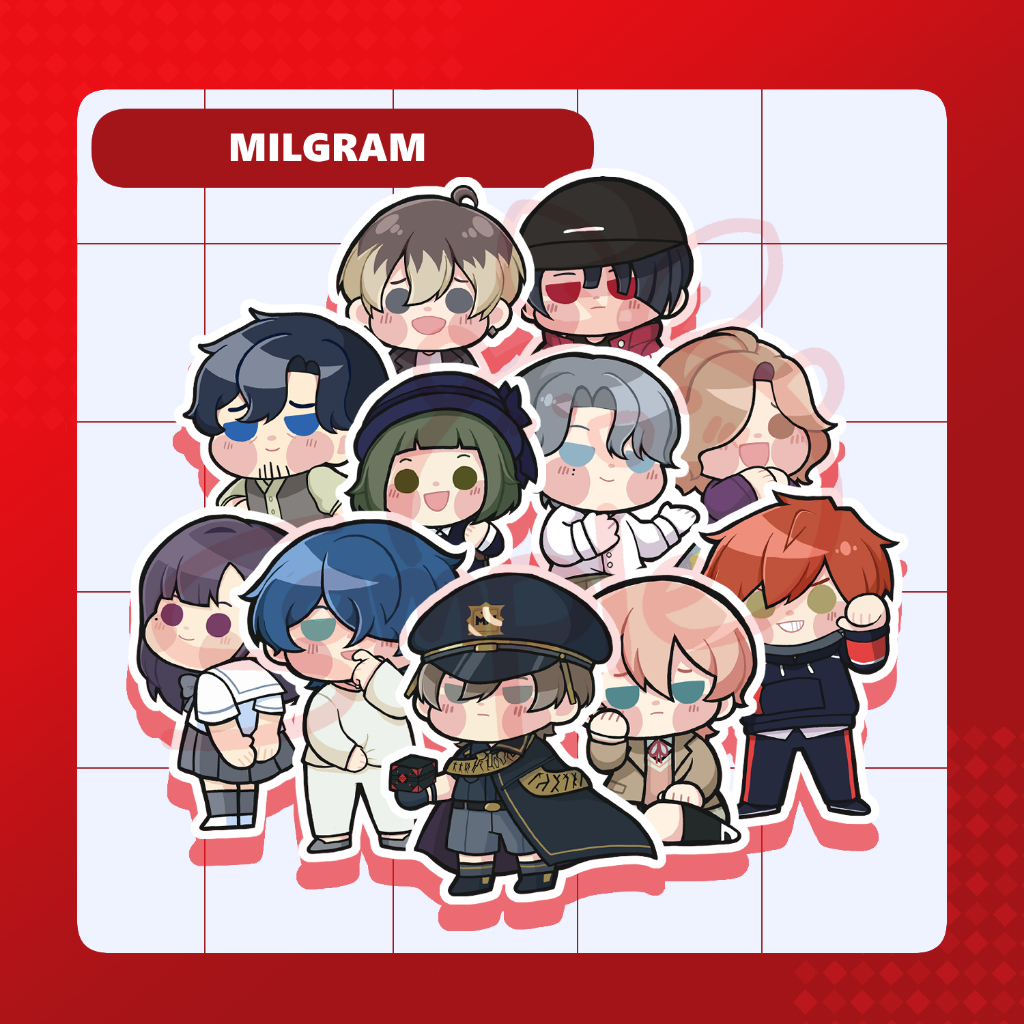 MILGRAM Laminated Vinyl Stickers nimica shop | Shopee Malaysia