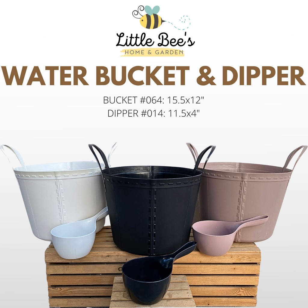 Classy Multipurpose Water Bucket | Timba & Tabo | WHITE | MOCHA | BLACK ...