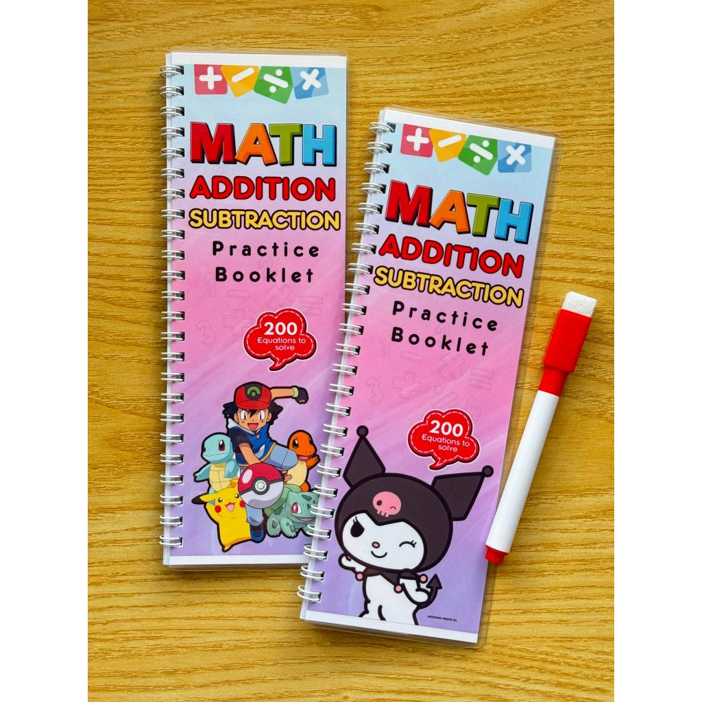 Math Booklet Math Practice Booklet for Kids Math Workbook Addition ...