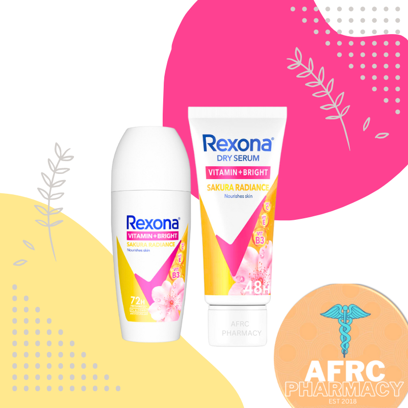 Rexona Vitamin + Bright Dry Serum Deodorant Sakura Radiance 40ml ...