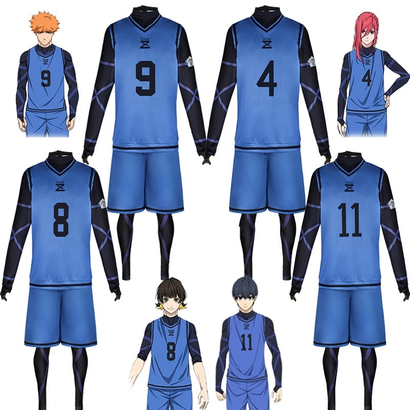 Isagi Yoichi Cosplay BLUE LOCK Bachira Meguru Cosplay Costume Uniform ...
