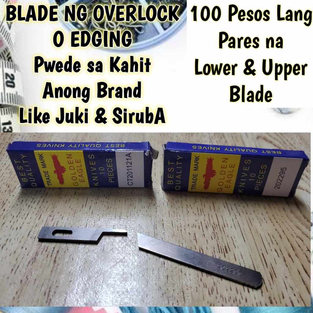 BLADE ng EDGING Pair na UPPER AND LOWER For Only 100 Pesos Lang Pwede ...