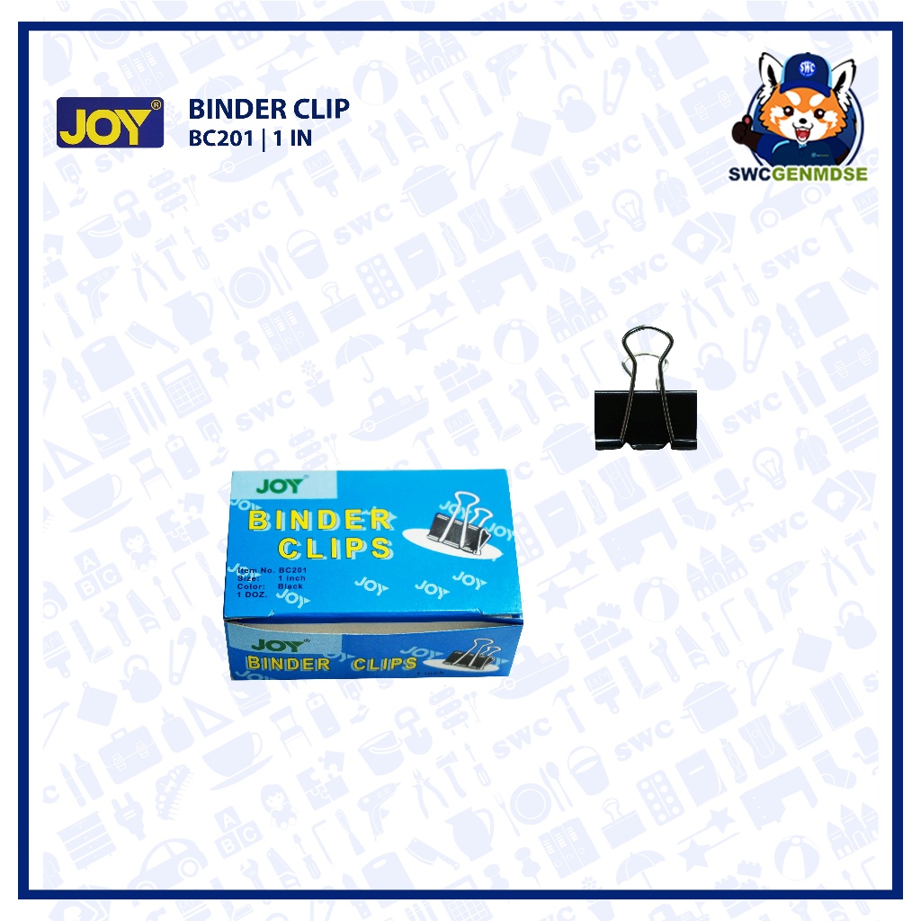 JOY Binder Clip | 1 IN | Sold Per Box (12s) | Shopee Malaysia