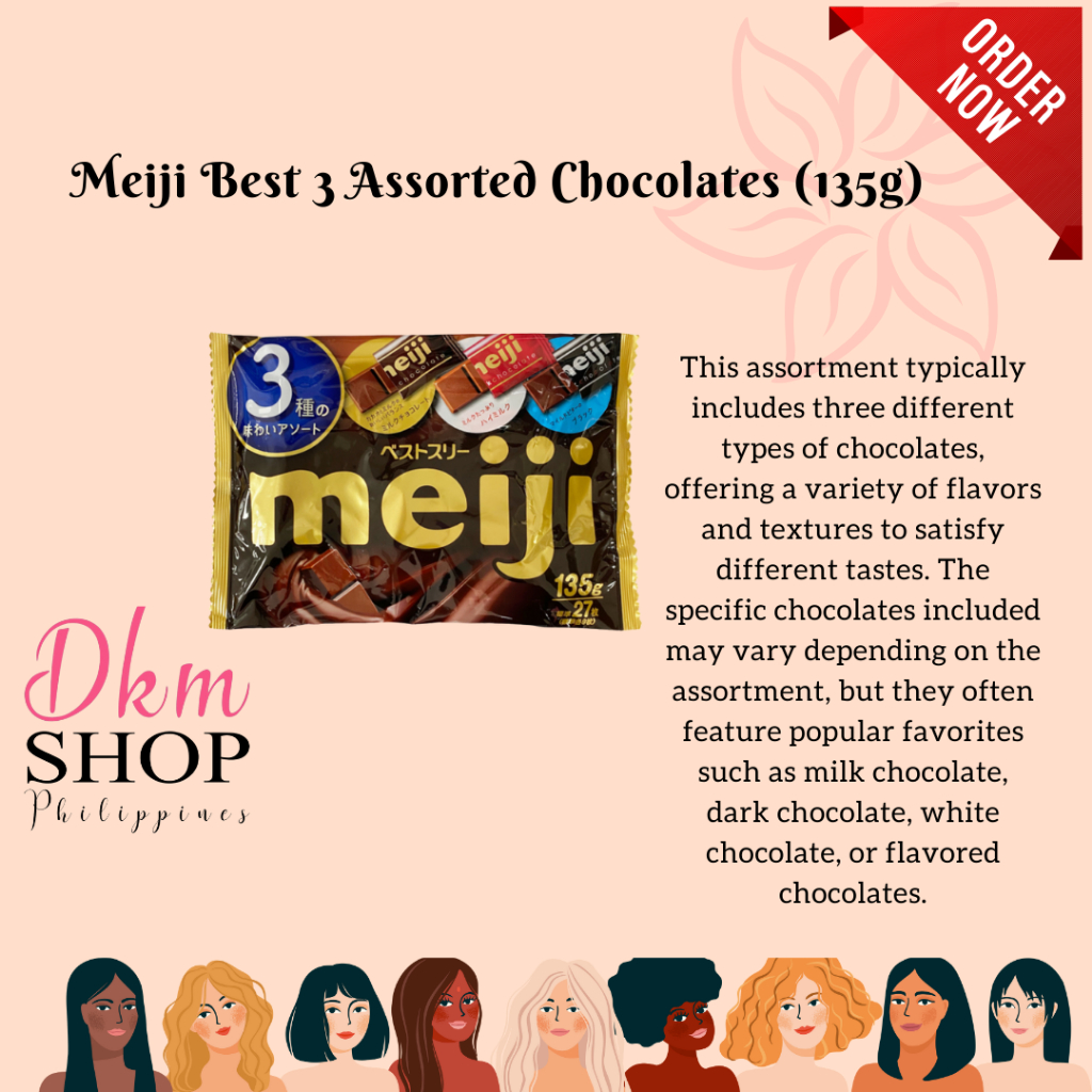 Meiji Chocolate Best of 3 Chocolate from Japan | Shopee Malaysia