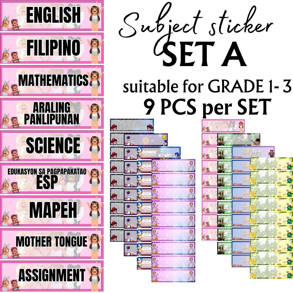 subject sticker label character design SAMNESS | Shopee Malaysia
