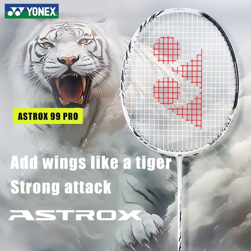 Yonex Astrox 99 Pro White Tiger 5U/G5 80g 26LBS Yonex Isometric Single ...