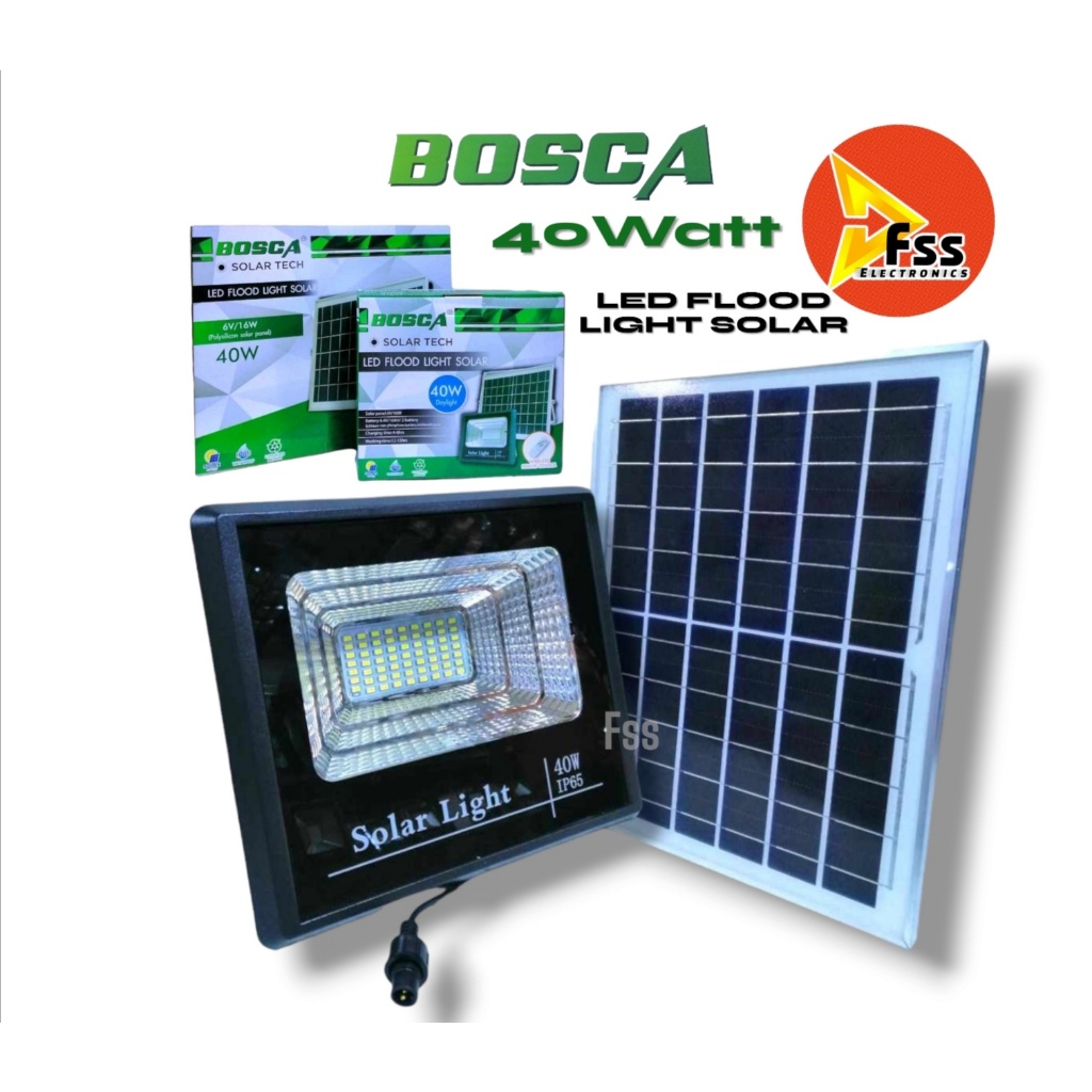 Bosca Solar SO1 40w led flood light with wireless remote control IP 65 ...