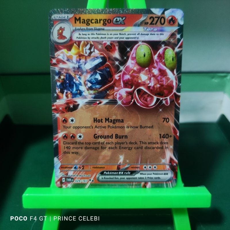 Pokemon TCG - Magcargo ex | Shopee Malaysia