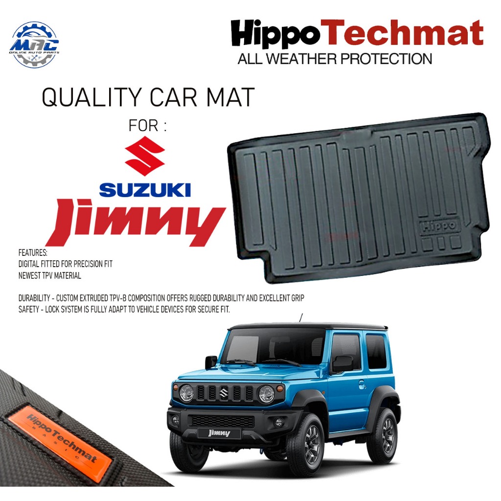 HIPPO TECHMAT for Suzuki Jimny 2024 Cargo Deep Dish matting Made in ...