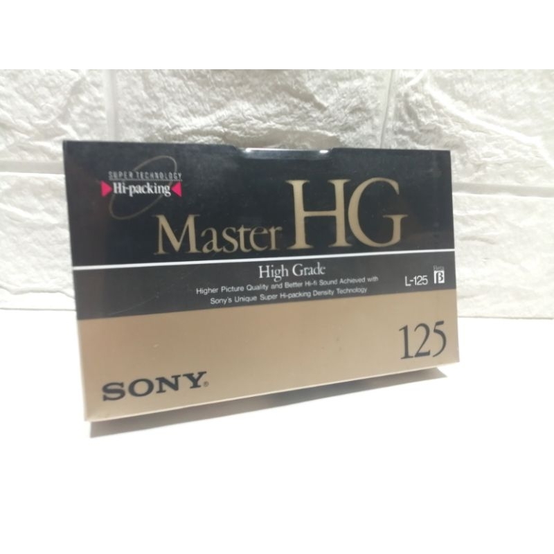 SONY L-125 Master HG Sealed Beta Tape Made in Japan | Shopee Malaysia