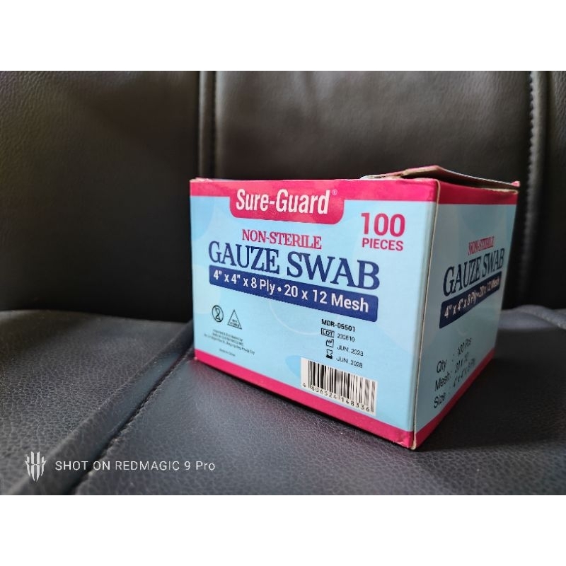 Gauze Pad Non Sterile Sureguard 4x4x8fly 20x12Mesh 100pcs | Shopee Malaysia