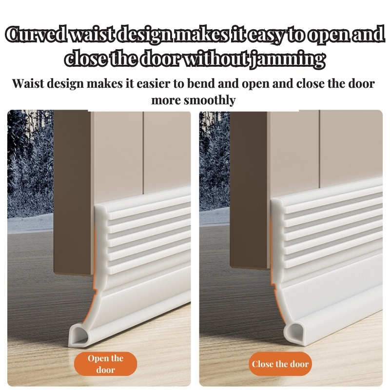 Seal Strip Door Bottom Gap Silicone Rubber Door Draft Strip Stopper ...