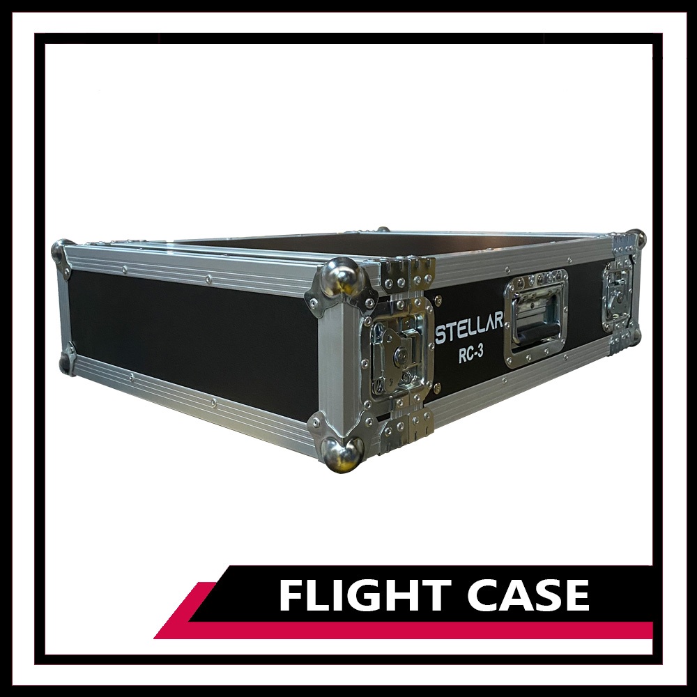 STELLAR CROWN WOOD RACK CASE (RC-3) 3U Flight Case - 690 x 525 x 170mm ...