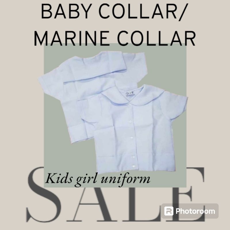 MARINE COLLAR/BABY COLLAR/ BLOUSE SCHOOL UNIFORM/KATRINA KIDS GIRL ...