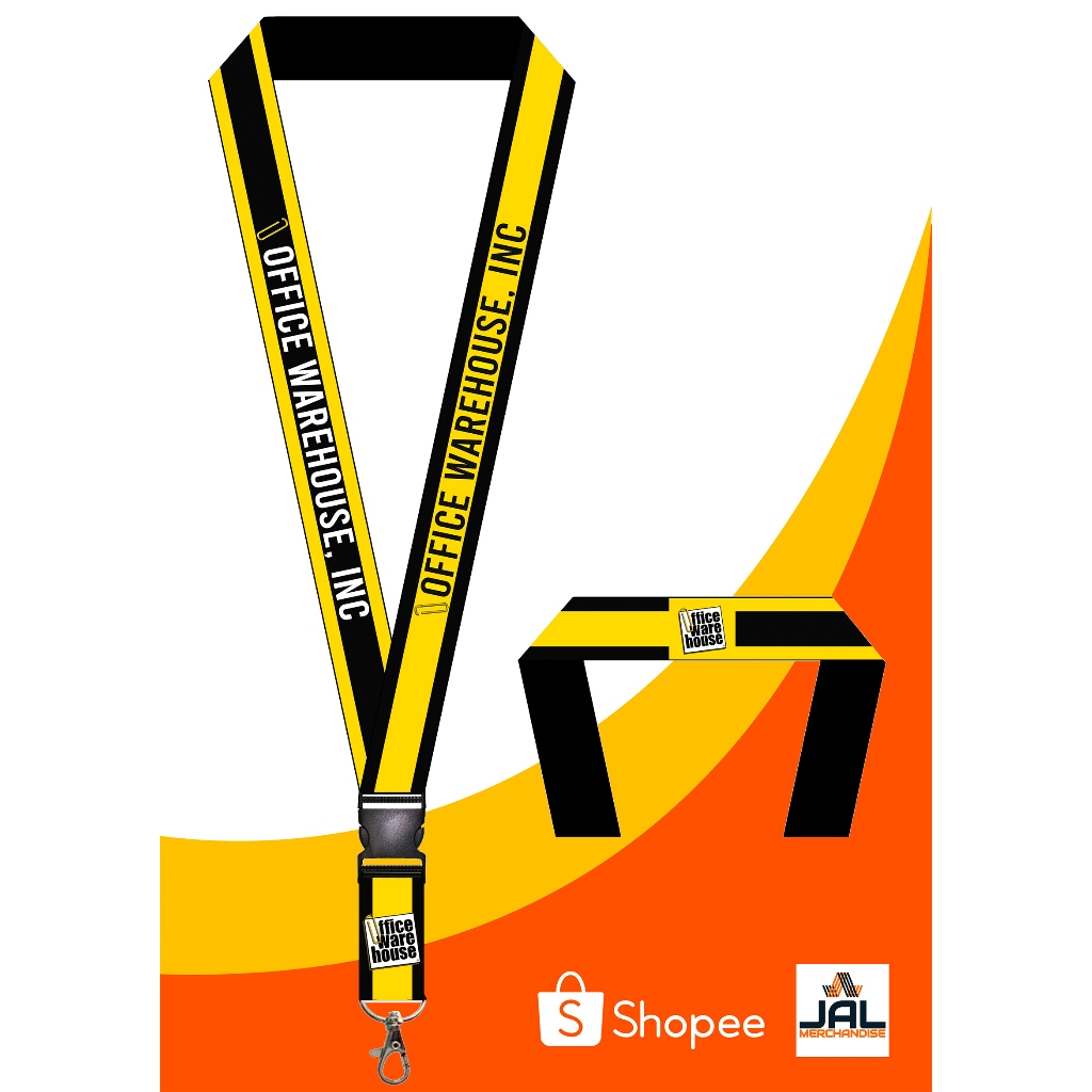 Office warehouse ID lace ID lanyard sling | Shopee Malaysia