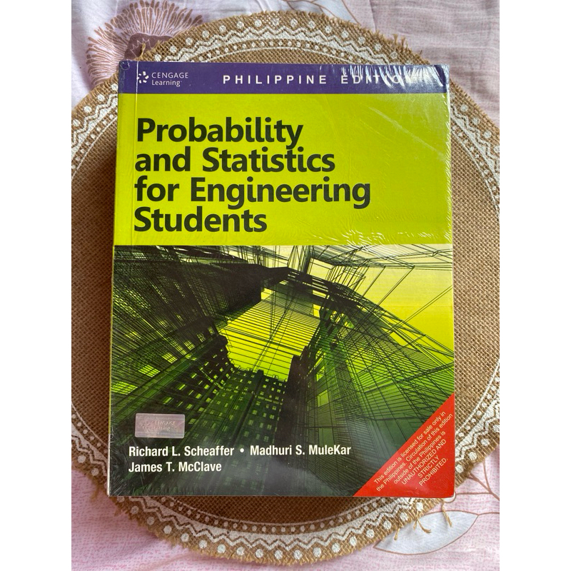 Probability and Statistics for Engineering Students Philippine Edition ...