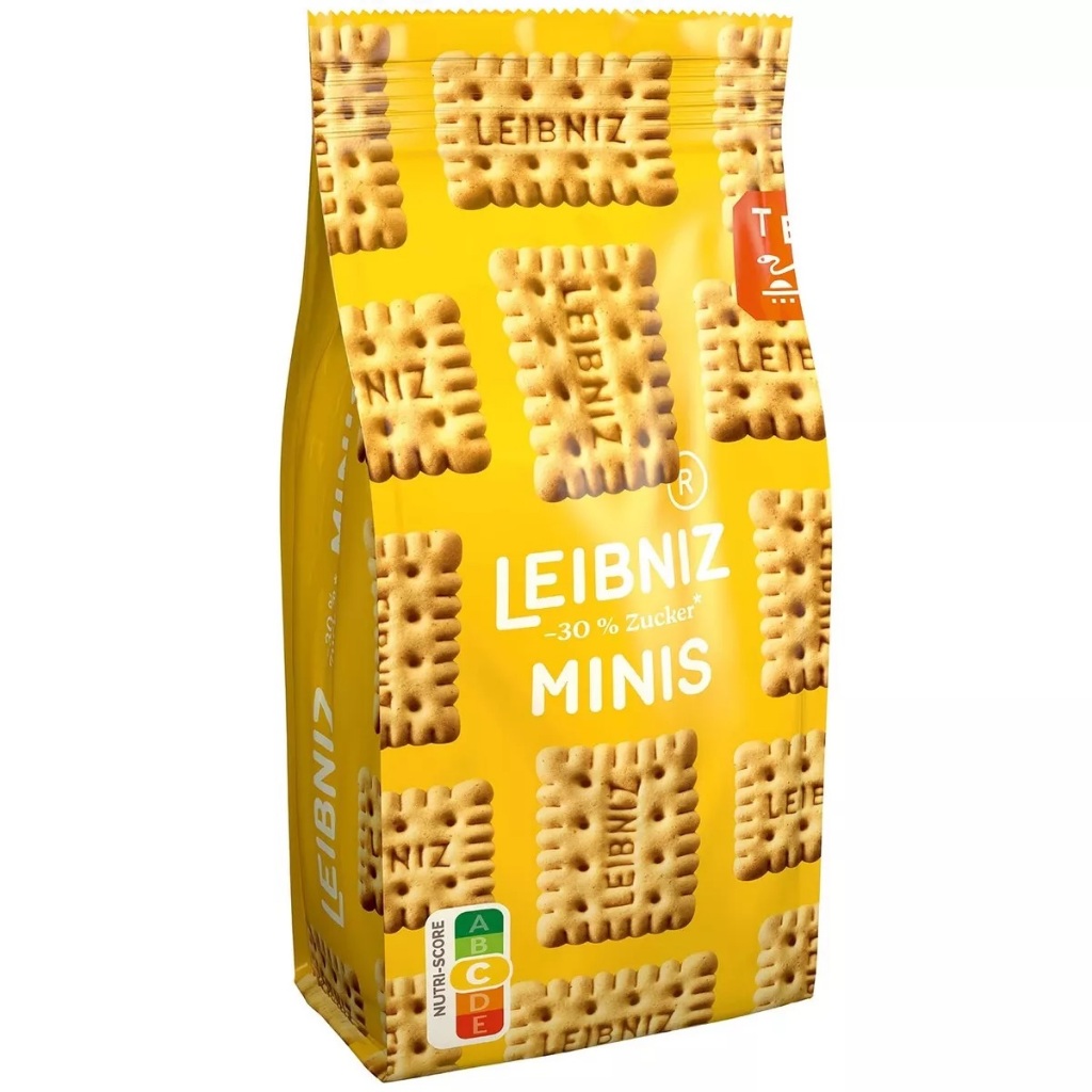 Bahlsen Leibniz Minis -30% Zucker / Mini Butter Buscuits with 30% Less ...