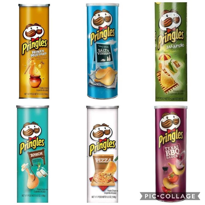 Pringles Limited Flavors / All time Favorite Potato Chips / Once you ...