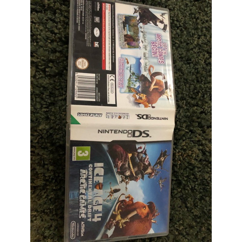 nintendo ds dsi 3ds 2ds xl ll used game : ice age 4 continental drift ...