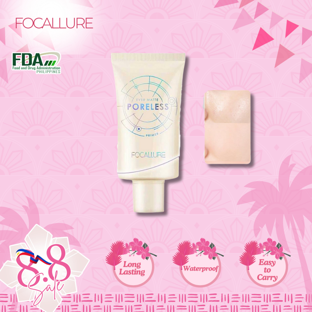 FOCALLURE Face Primer Poreless Oil-Control Brighten Smooth wrinkles ...