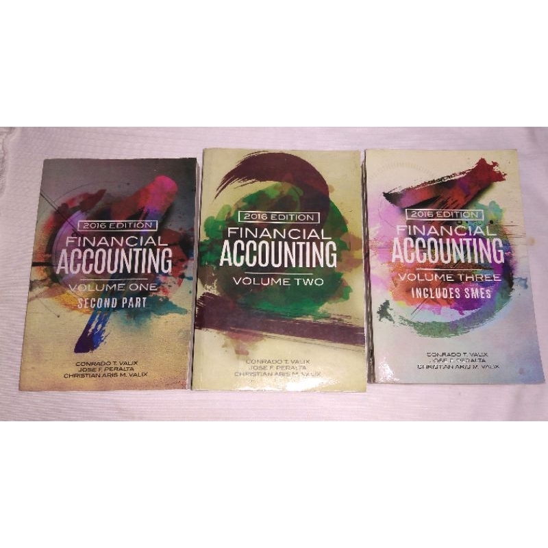 FINANCIAL ACCOUNTING, 2016 Edition. Vol. 1&2 (first and second part), 2 ...