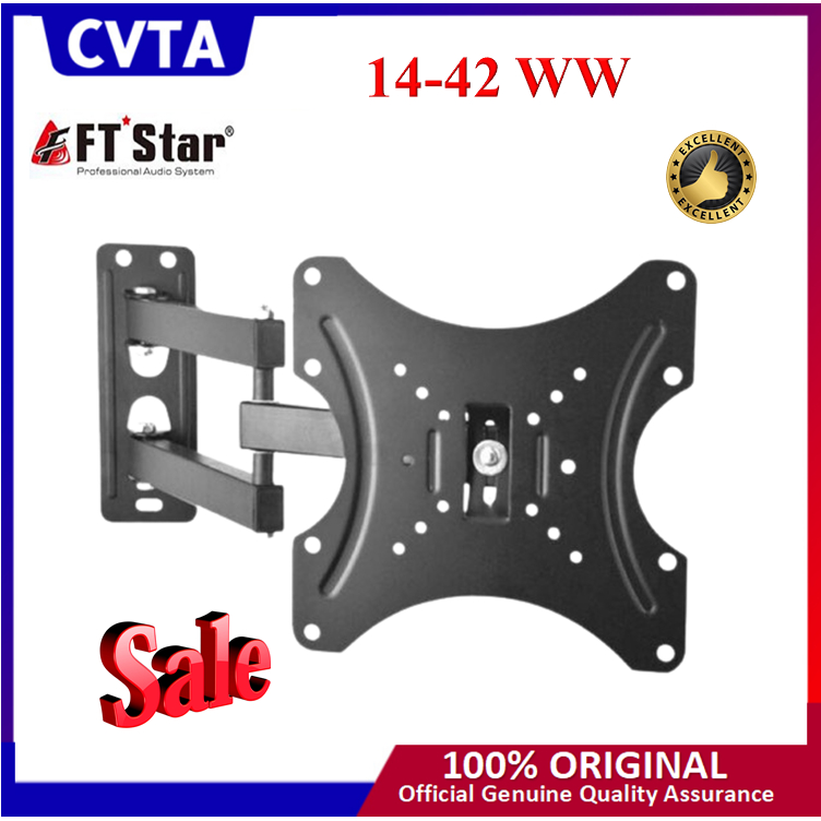 14-42 inch telescopic three-arm universal LCD TV monitor wall mount ...