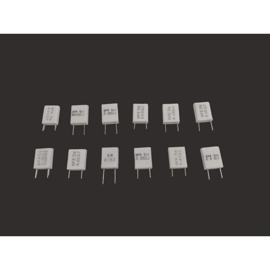 PC PO NON-INDUCTIVE CERAMIC CEMENT RESISTOR BPR56 5W (1-PC per ORDER ...