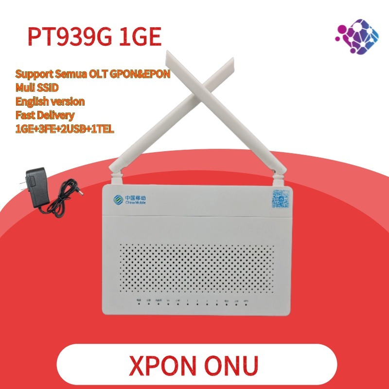 Used Dual Band Modem PT939G XPON EPON ONU ONT OLT 2.4G&5G 1GE+3FE English Version(Contains ...