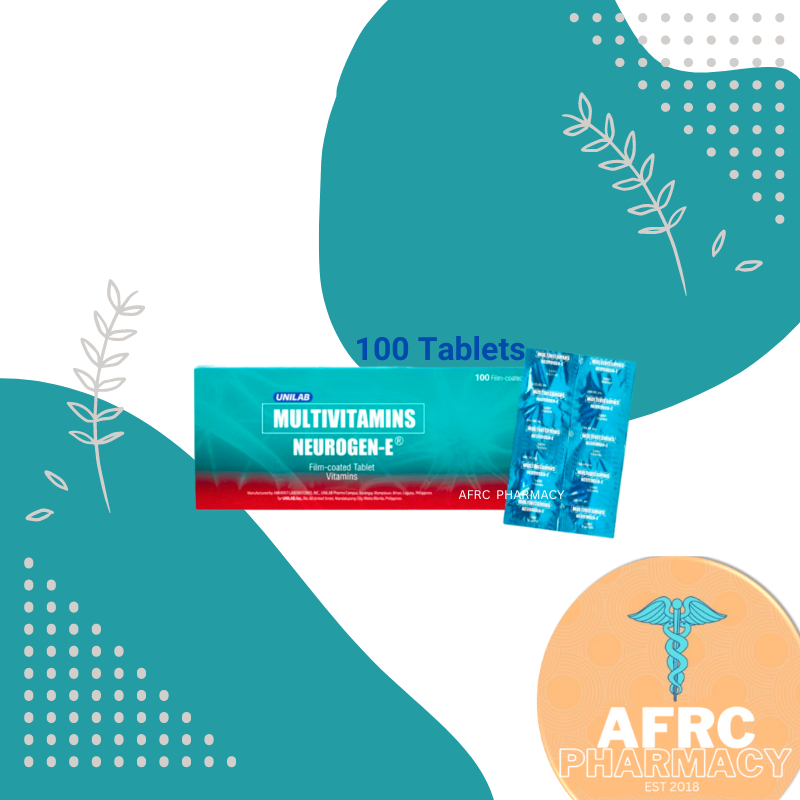 Unilab Neurogen E Vitamin B-Complex + Vitamin E 100 Tablets | Shopee Malaysia