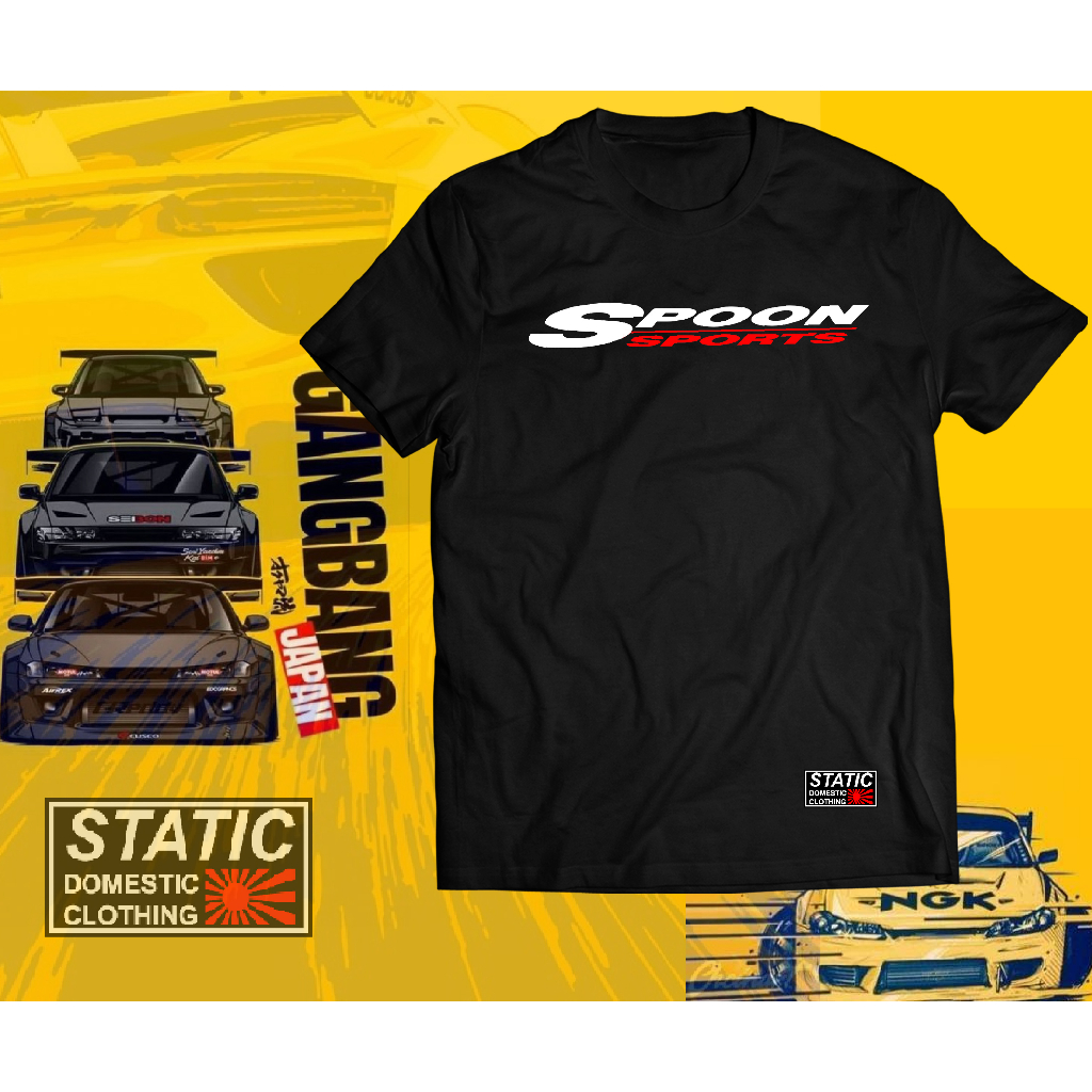 SPOON SPORTS JDM Tshirt Static Clothing Line Unisex for Car Enthusiast ...