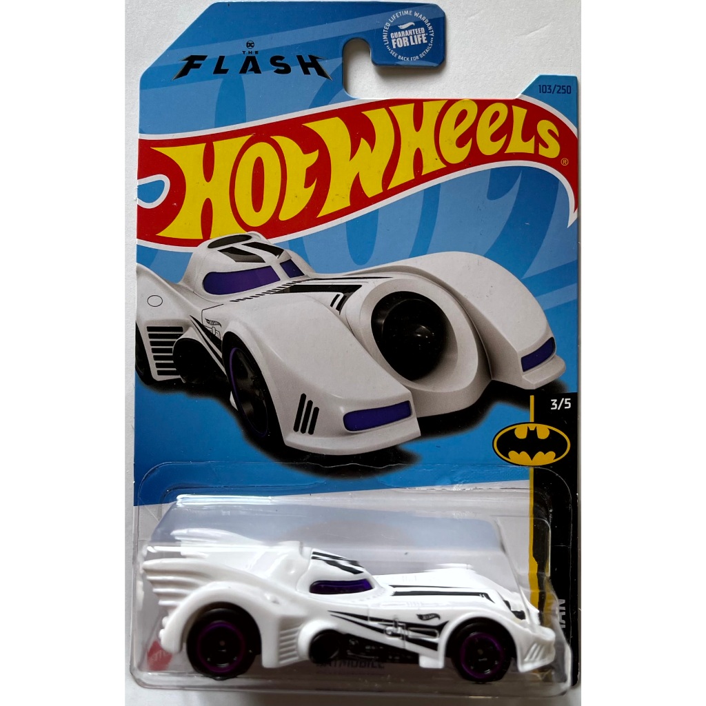 Hot Wheels - Batman Flash - Batmobile White (B3,5) | Shopee Malaysia