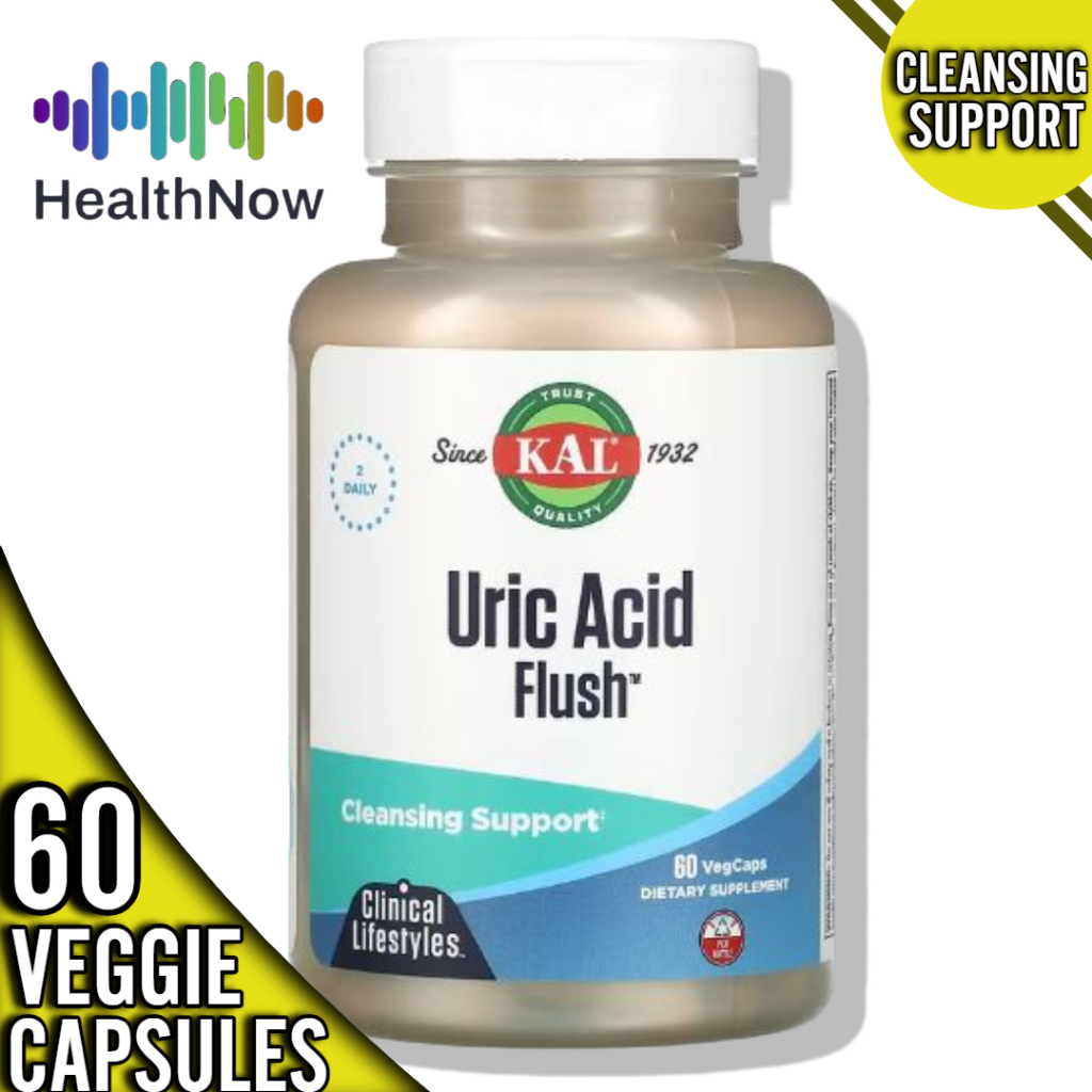 KAL, Uric Acid Flush Cleanse, 60 VegCaps | Shopee Malaysia