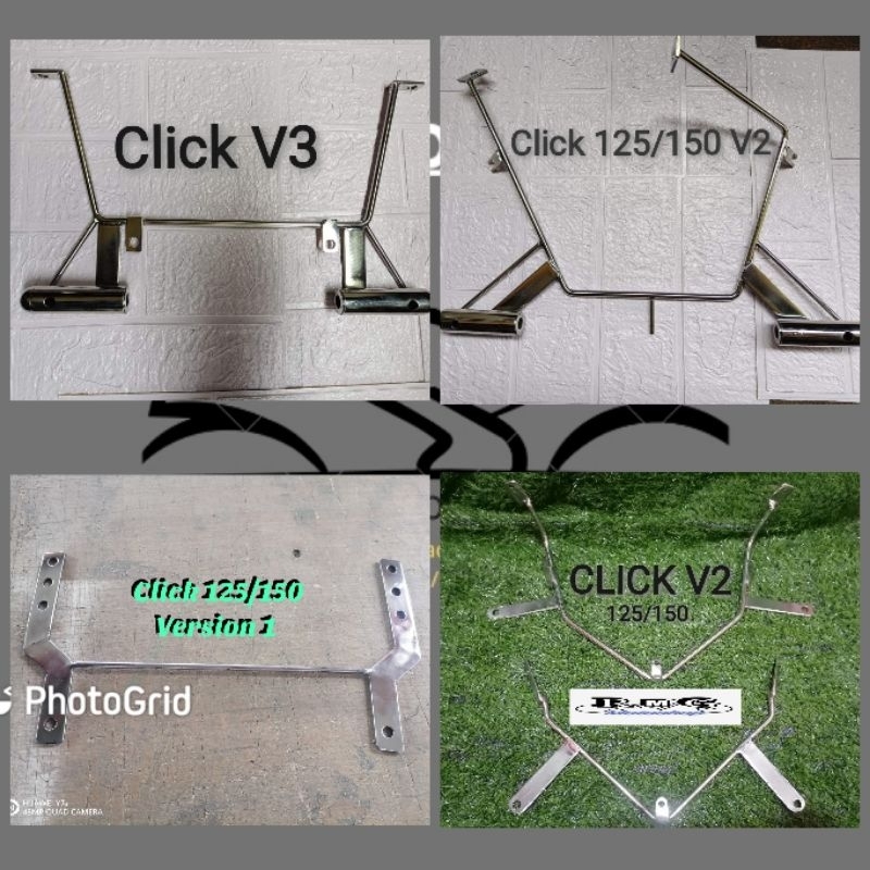 [RMG] CLICK 125/150,V1/V2/V3 MINI DRIVING LIGHT (MDL) BRACKET 304 PURE ...