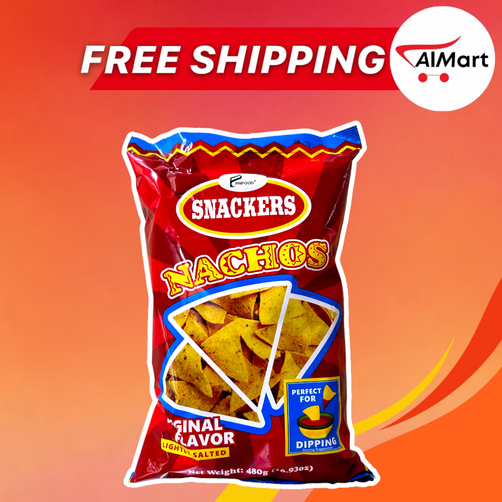SNACKERS NACHOS LIGHTLY SALTED (480 GRAMS) | Shopee Malaysia
