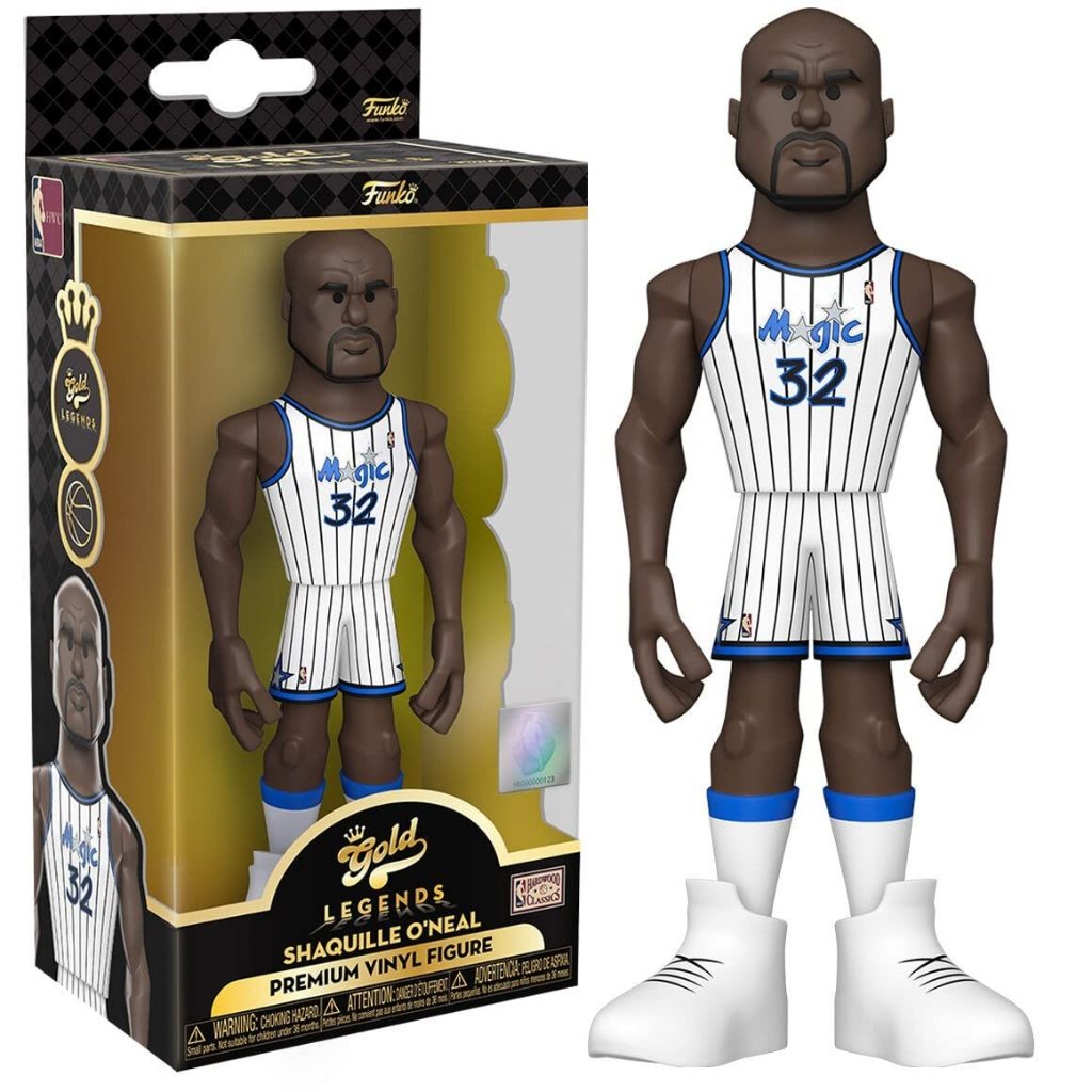 Funko Gold, NBA Legends, Shaquille Collectible Vinyl Figure | Magic ...