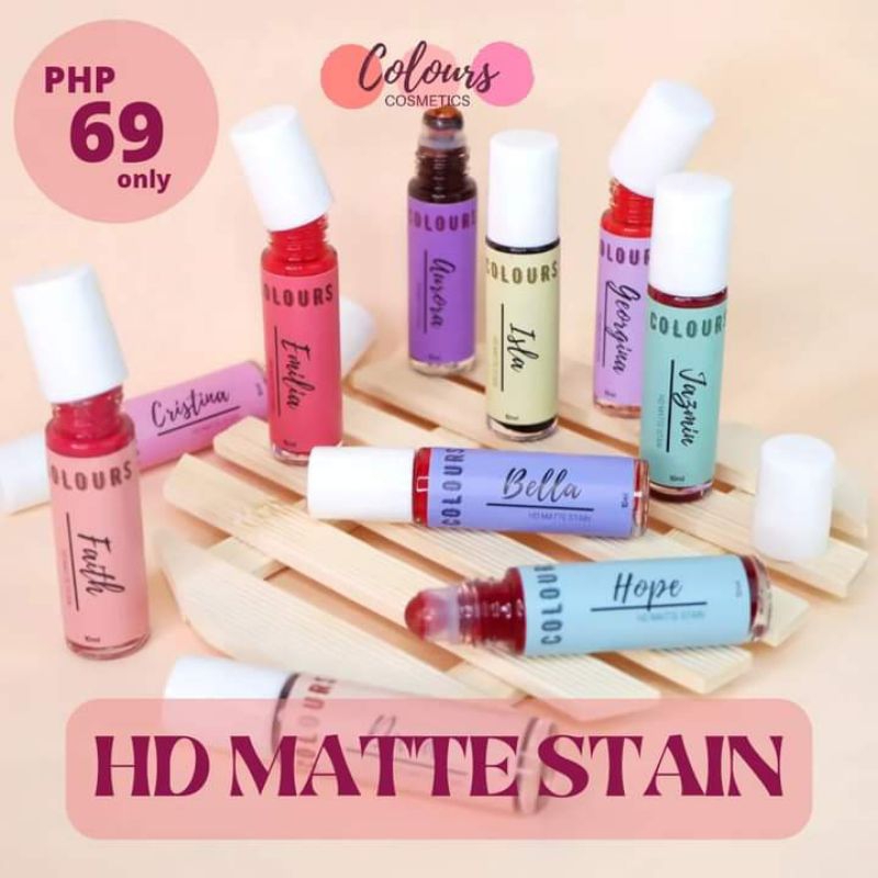 LIP TINT HD MATTE STAIN By COLOURS COSMETICS PH | Shopee Malaysia