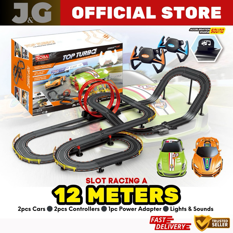 Slot Racing Cars with Race Track Set Toy Car for Kids RC Car Hot wheels ...
