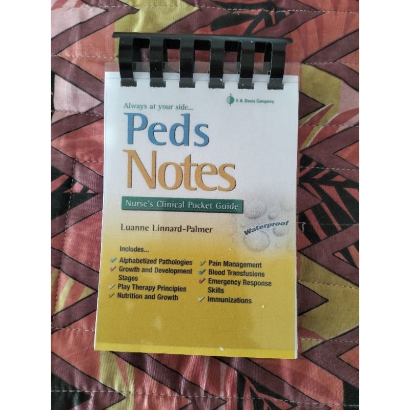 Peds Notes Nurse's Clinical Pocket Guide | Shopee Malaysia
