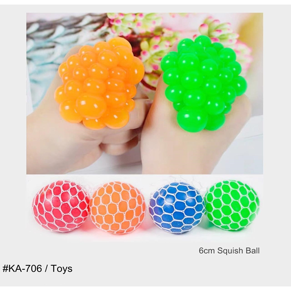 Arc002 Mesh Squish Ball Squeeze Ball Release Stress Funny Anti-Stress ...