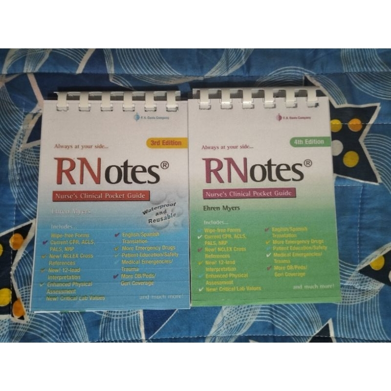 RNotes Nurse's Clinical Pocket Guide nursing reviewer fundamentals of ...