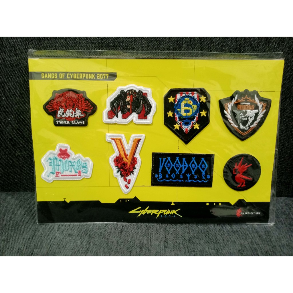 Gangs of Cyberpunk 2077 Woven Badges (Brand new) | Shopee Malaysia
