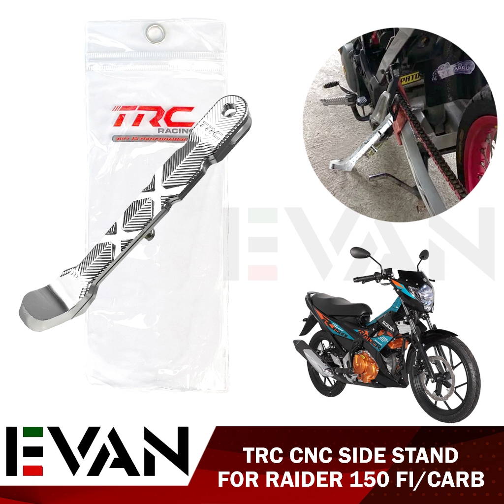 TRC HIGH QUALITY SIDE STAND FOR SUZUKI RAIDER 150 FI/CARB MOTORCYCLE ...