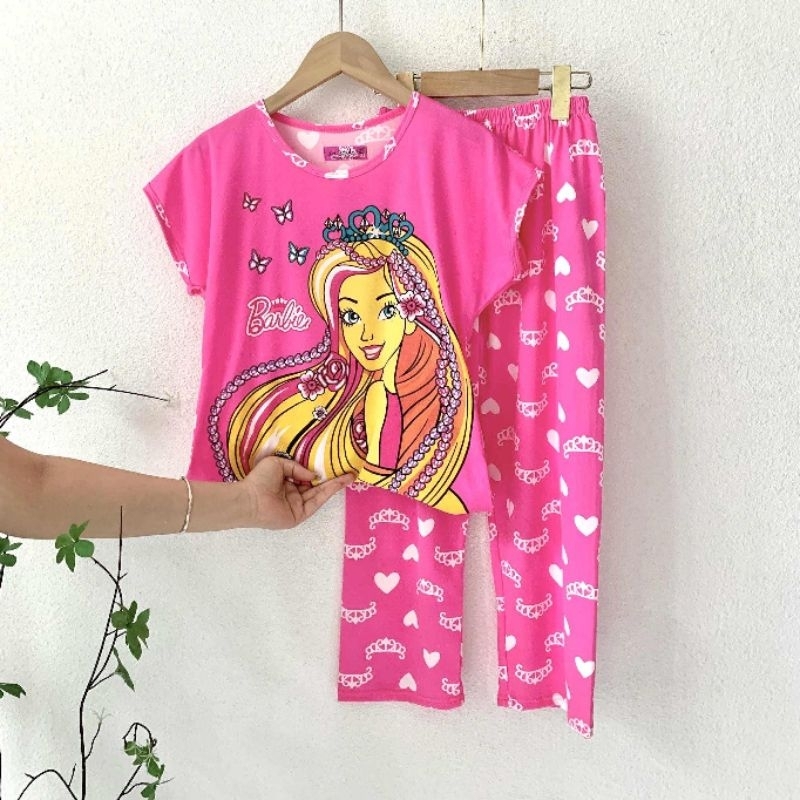 Barb Doll Kids Terno Pajama Pantulog Set | Shopee Malaysia