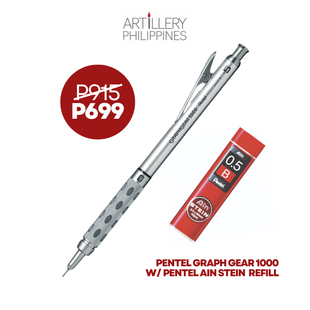 Pentel Graph Gear 1000 Mechanical Pencil [0.3mm 0.4mm 0.5mm 0.7mm] for ...