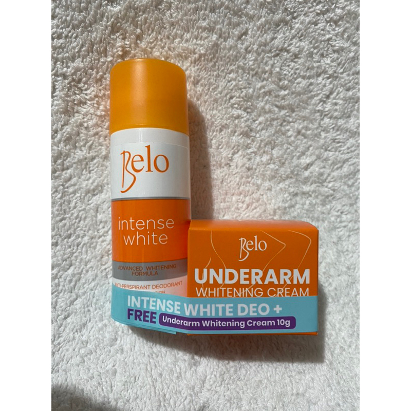 Belo Intense White Deo 40ml + Free Underarm Whitening Cream 10g ...