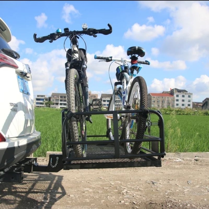 2 in 1 Hitch Cargo Carrier with Bike Rack. | Shopee Malaysia