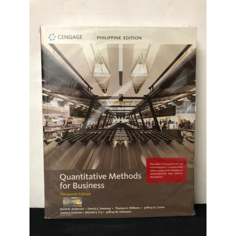 Quantitative Methods for Business (thirteenth edition) | Shopee Malaysia