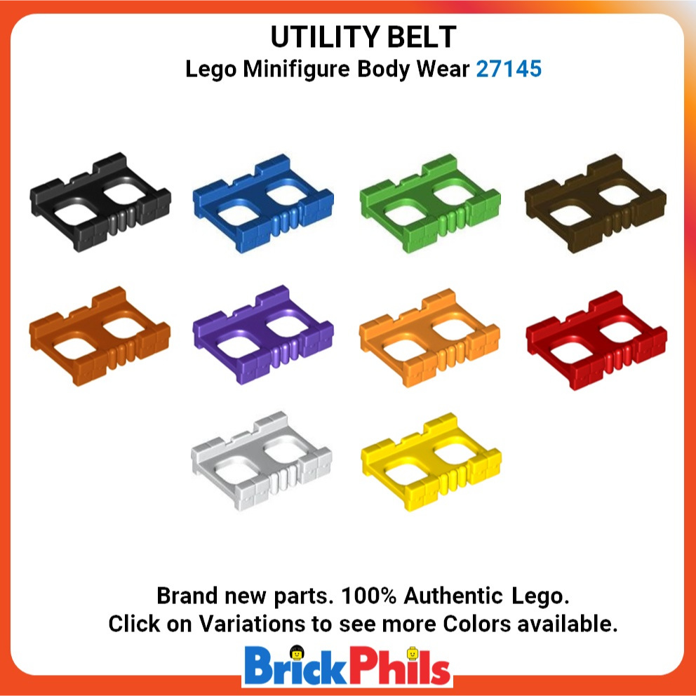 Lego Minifig Body Wear 27145 - Utility Belt | Shopee Malaysia