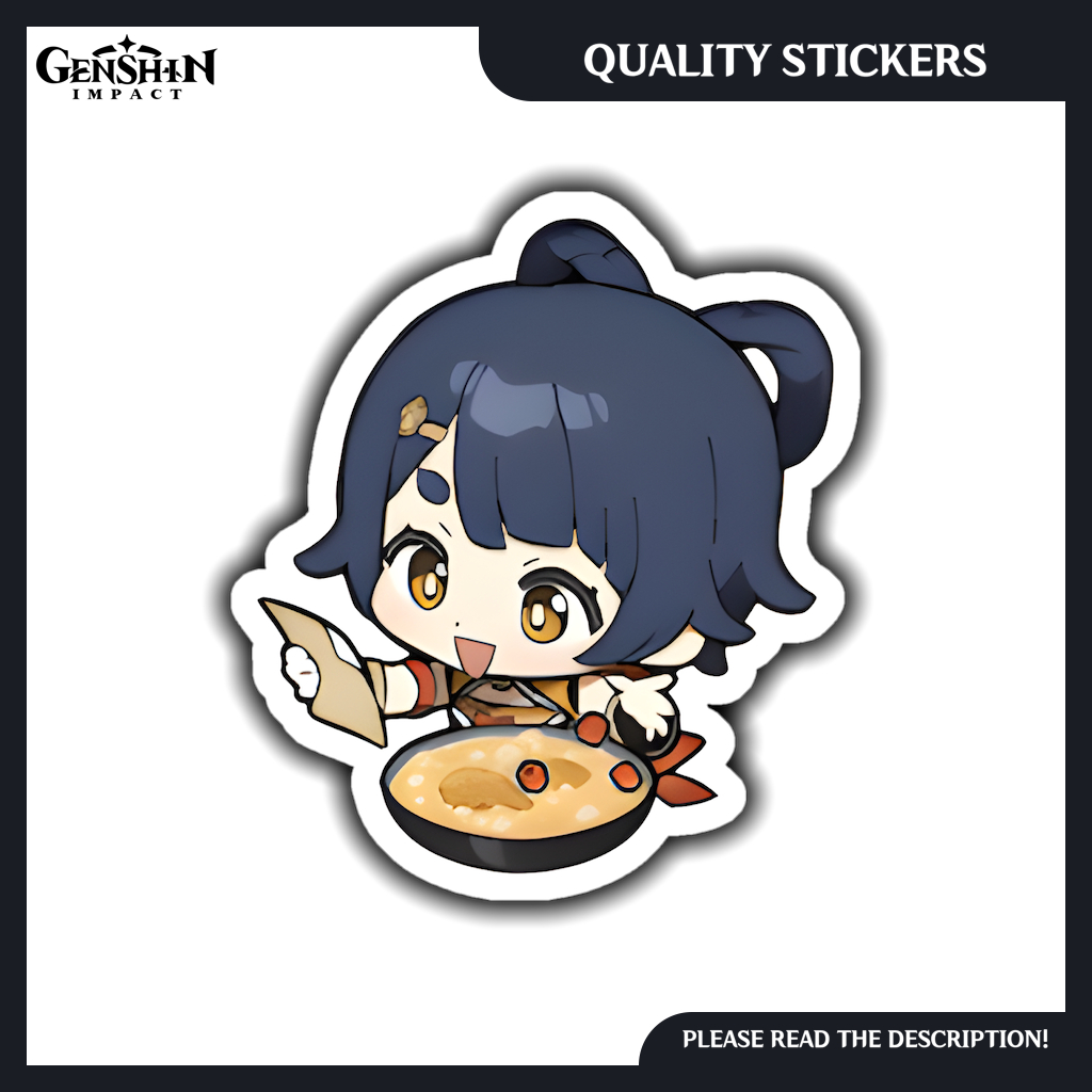 Xiangling KFC Collab - Genshin Impact Emoji Stickers | Shopee Malaysia