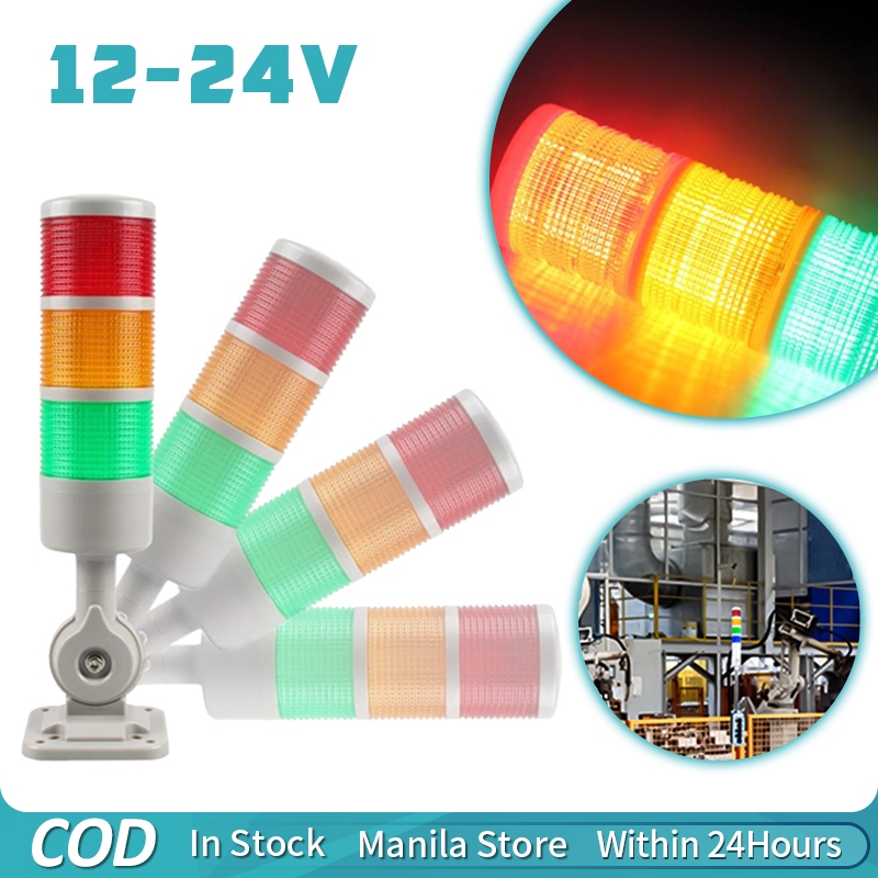 12-24V LED Stack Tower Lights Industrial Signal Warning Lights ...